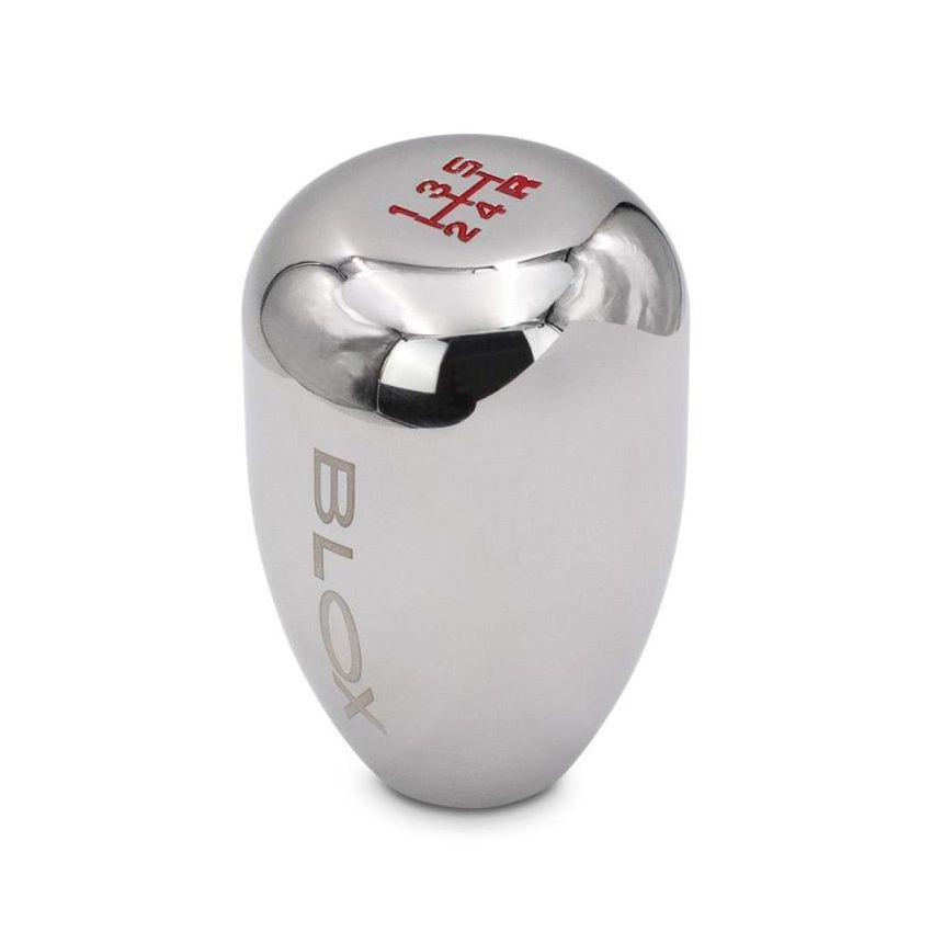 BLOX Racing Limited Series 5-Speed Billet Shift Knob Chrome Finish ...