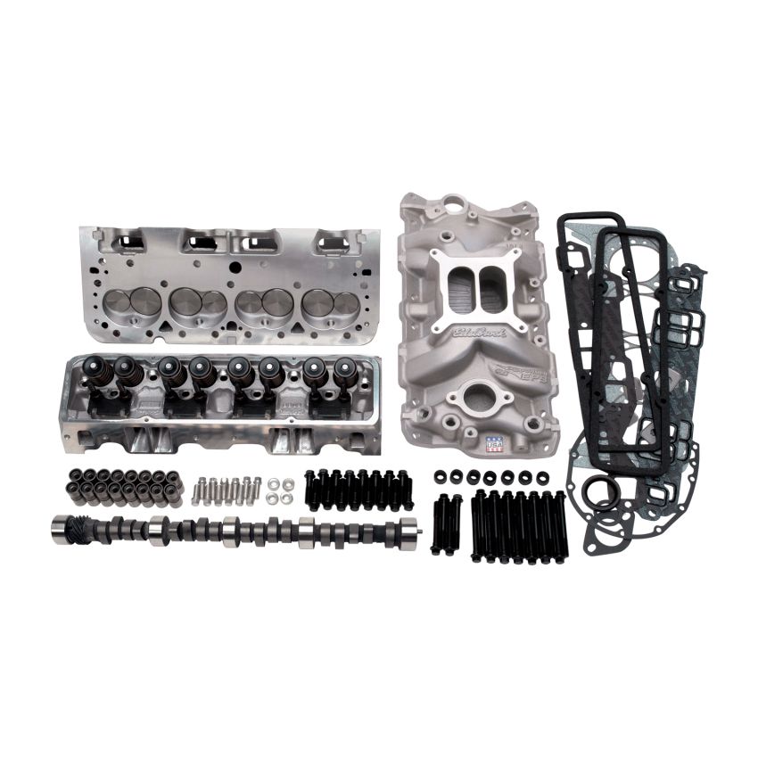 Edelbrock 2022 Power Package Top End Kit E-Street and Performer Sbc