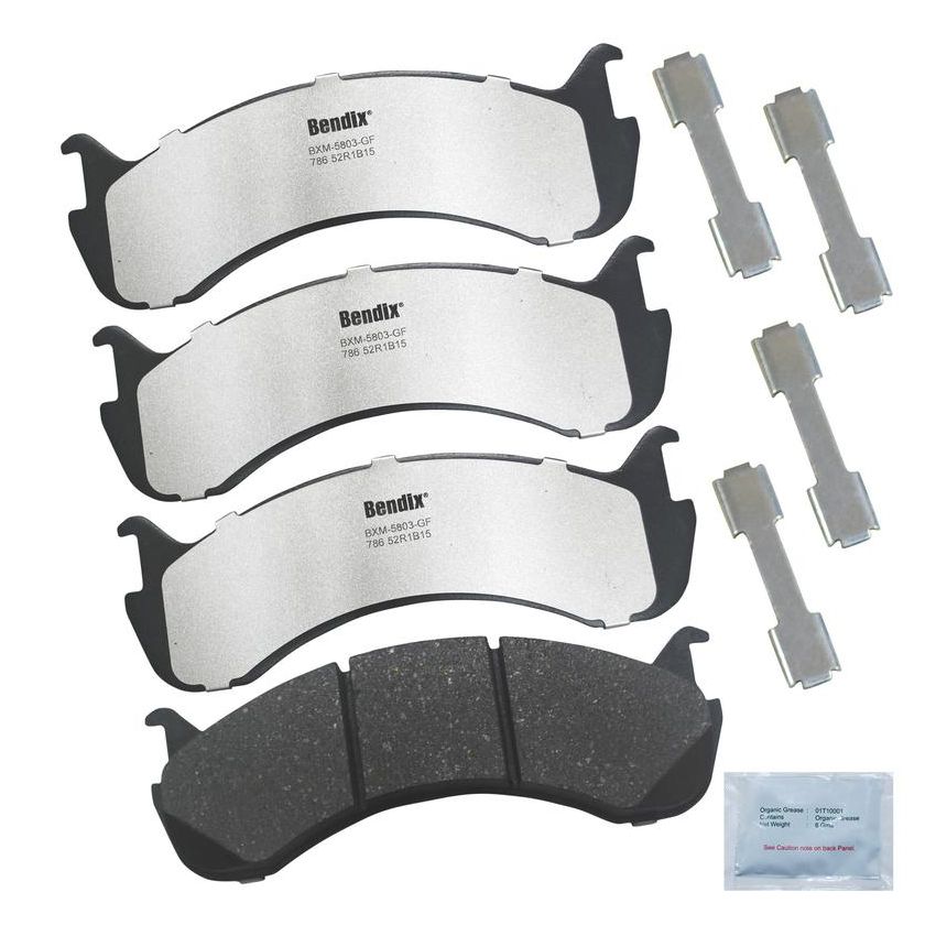 Bendix Friction MKD786FM BENDIX Fleet MetLok Brake Pad